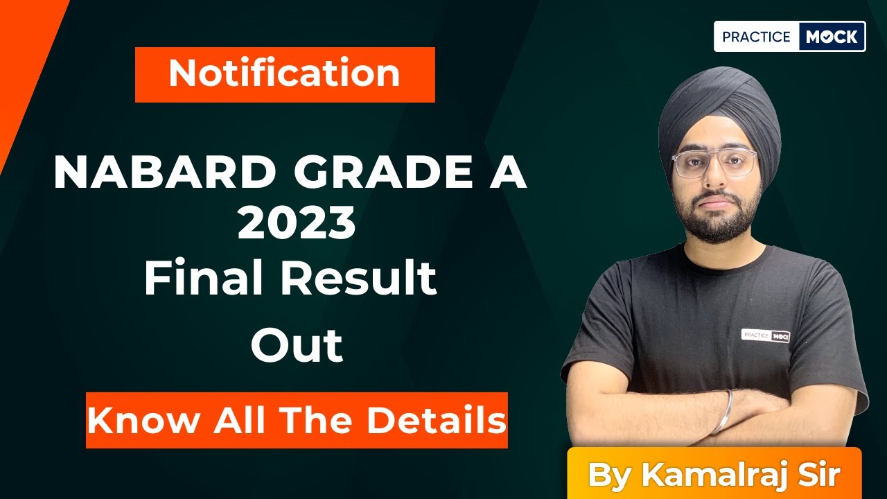 NABARD Grade A 2023 Final Result Out | Know How To Check It ...