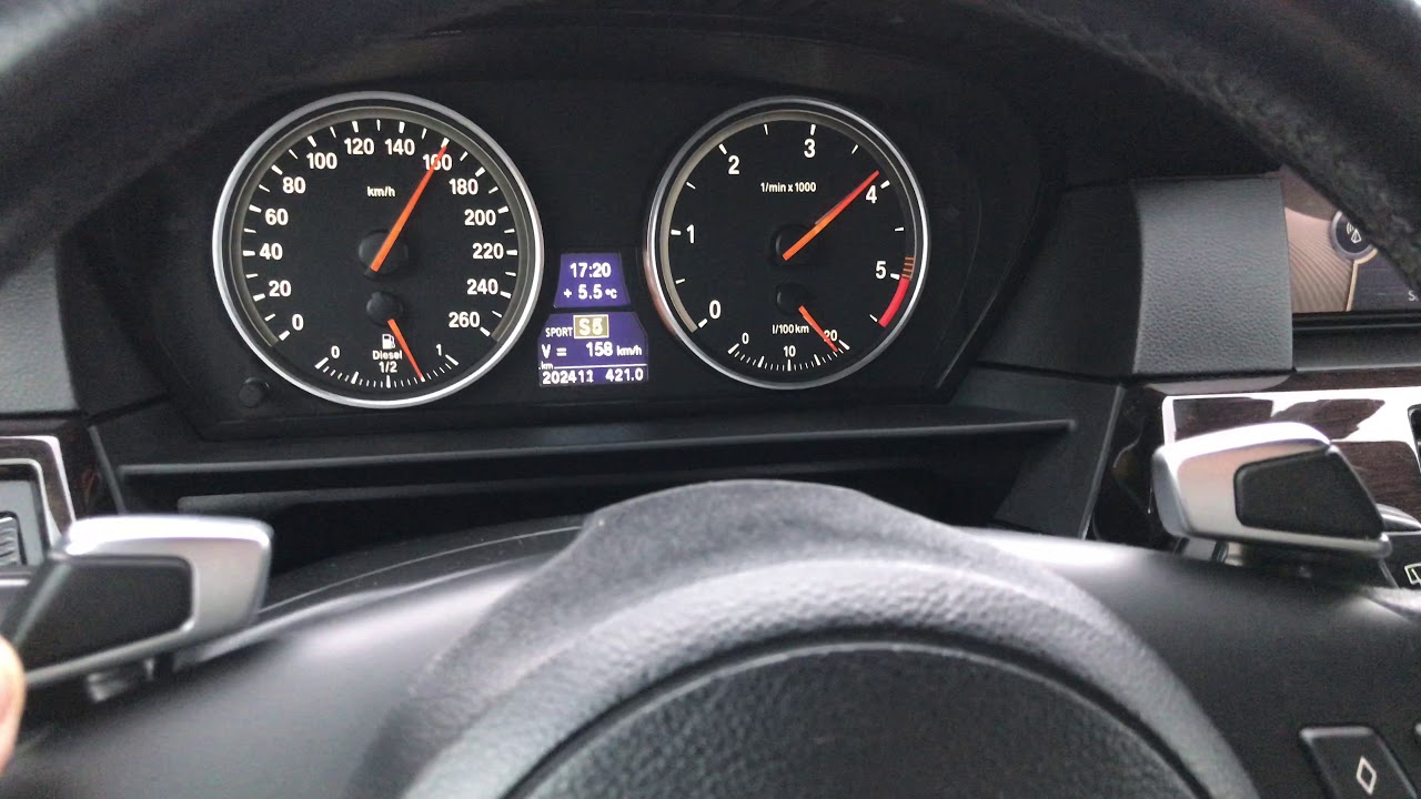 BMW 535d E60 Acceleration and Paddle Shift Play - YouTube