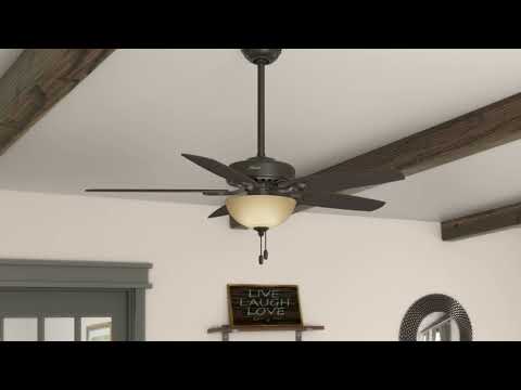 Hunter Fan - Builders Deluxe 132 Cm. Aydınlatmalı Tavan Vantilatörü
