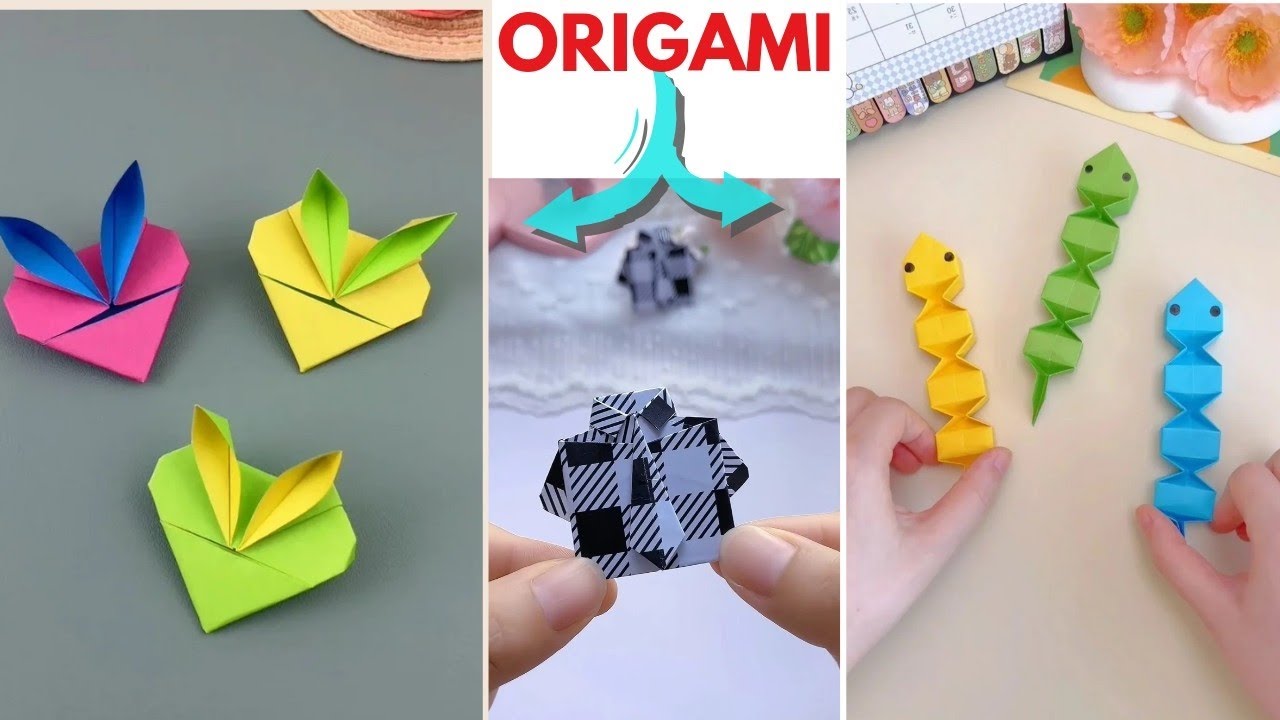 Origami Activities For Kindergarten - YouTube