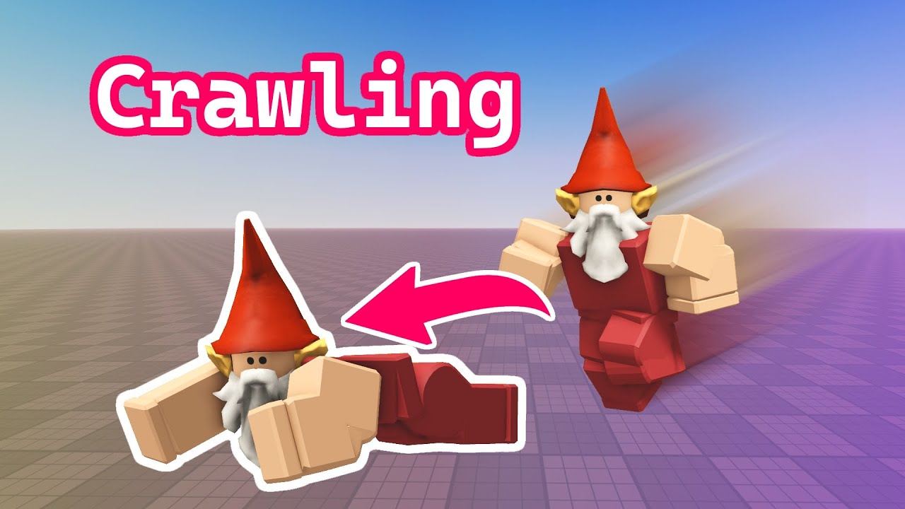 How to make Players Crawl in Roblox Studio - YouTube
