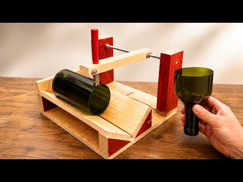 This DIY Tool Cuts Glass Bottles with Extreme Precision!