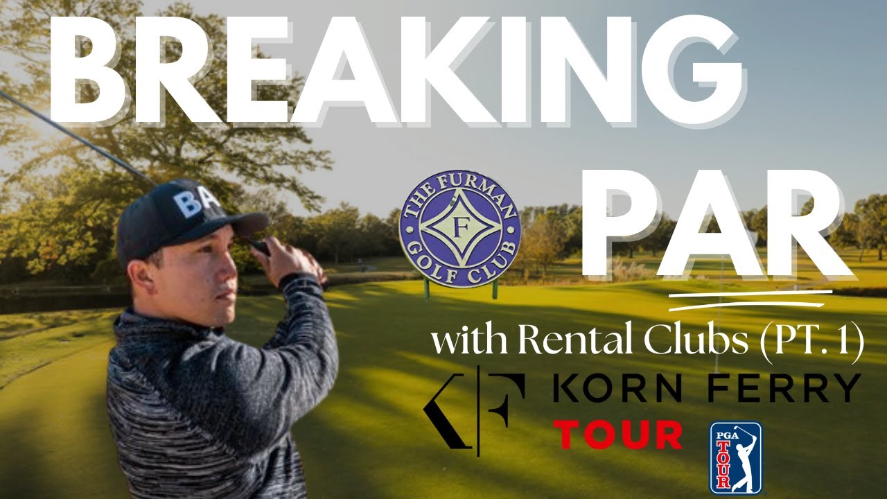 Can I Break 72 on a PGA Tour Golf Course with Rental Clubs? - YouTube