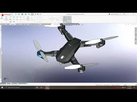 Drone in SOLIDWORKS - YouTube