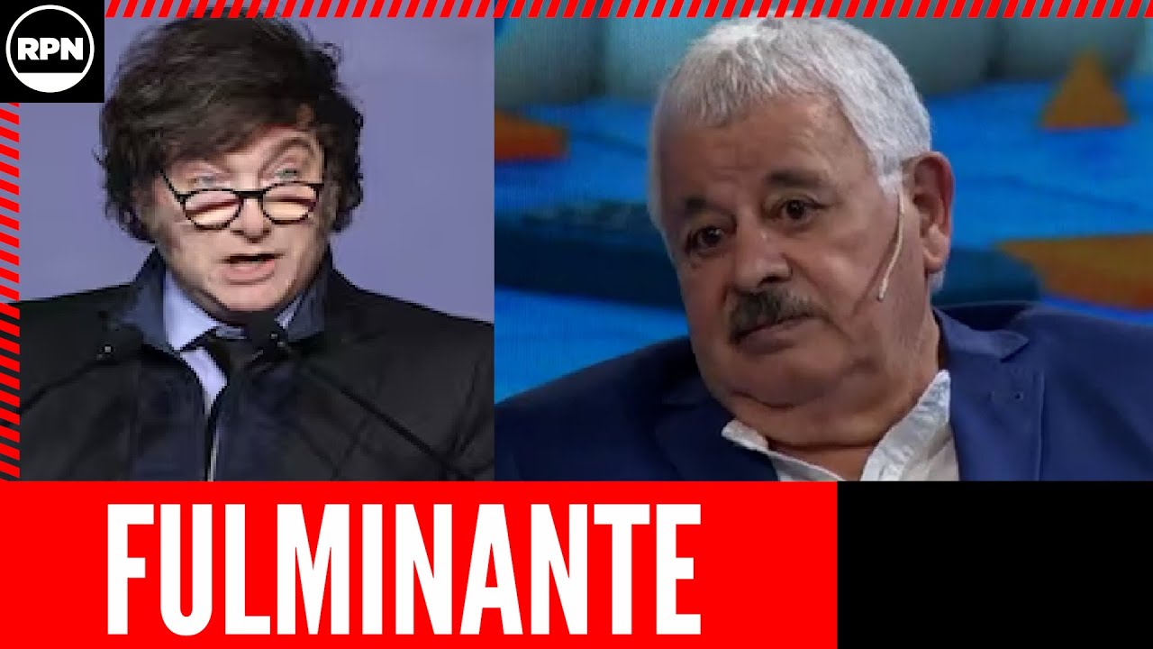 Tití Fernández LE LLENÓ LA CARA DE DEDOS al payaso de Javier Milei ...