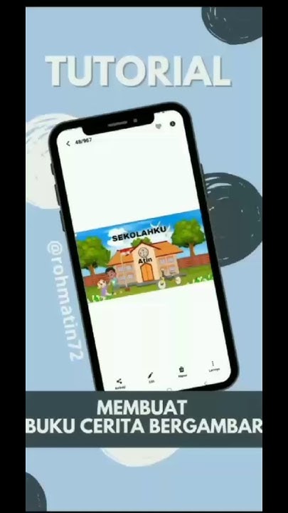 TUTORIAL MEMBUAT BUKU CERITA BERGAMBAR 😁Part 1#tutorial#tips#cergam#unik#lucu#anakanak#video# ...