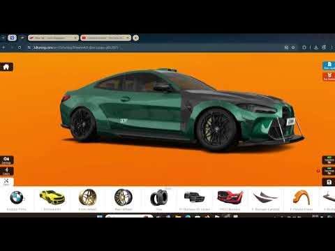How to customize BMW M4 in 3dtuning app. - YouTube