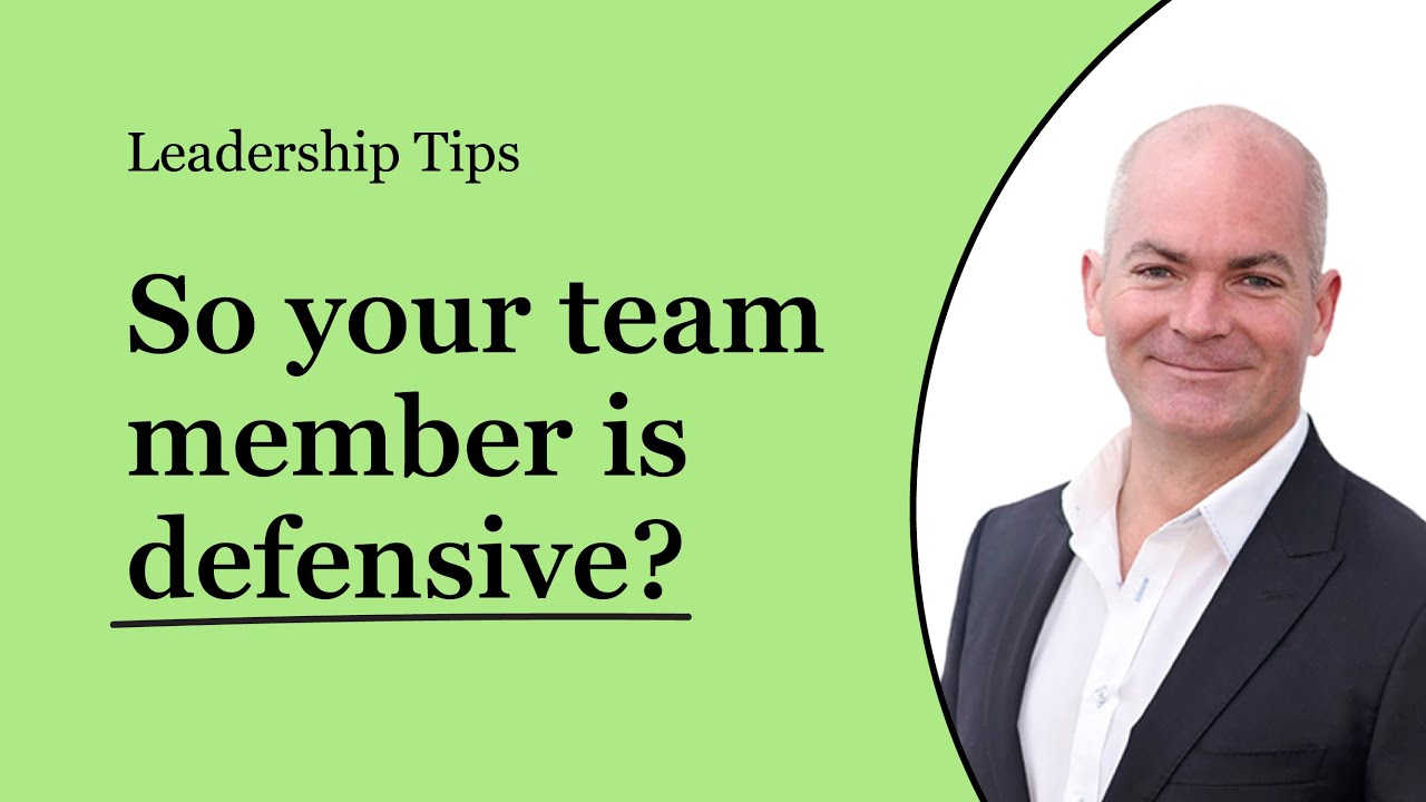 How to Approach Defensive Behaviour - YouTube