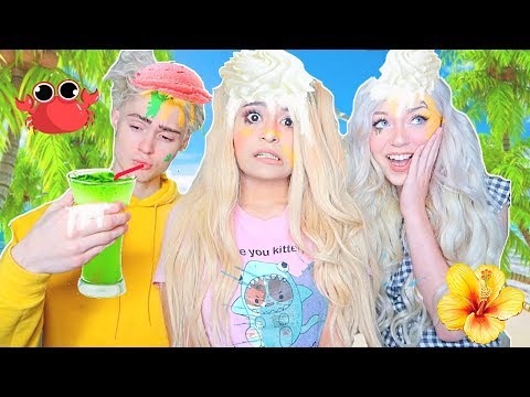 We tried making Royale High Smoothies IRL | Cooking With The Blonde Squad