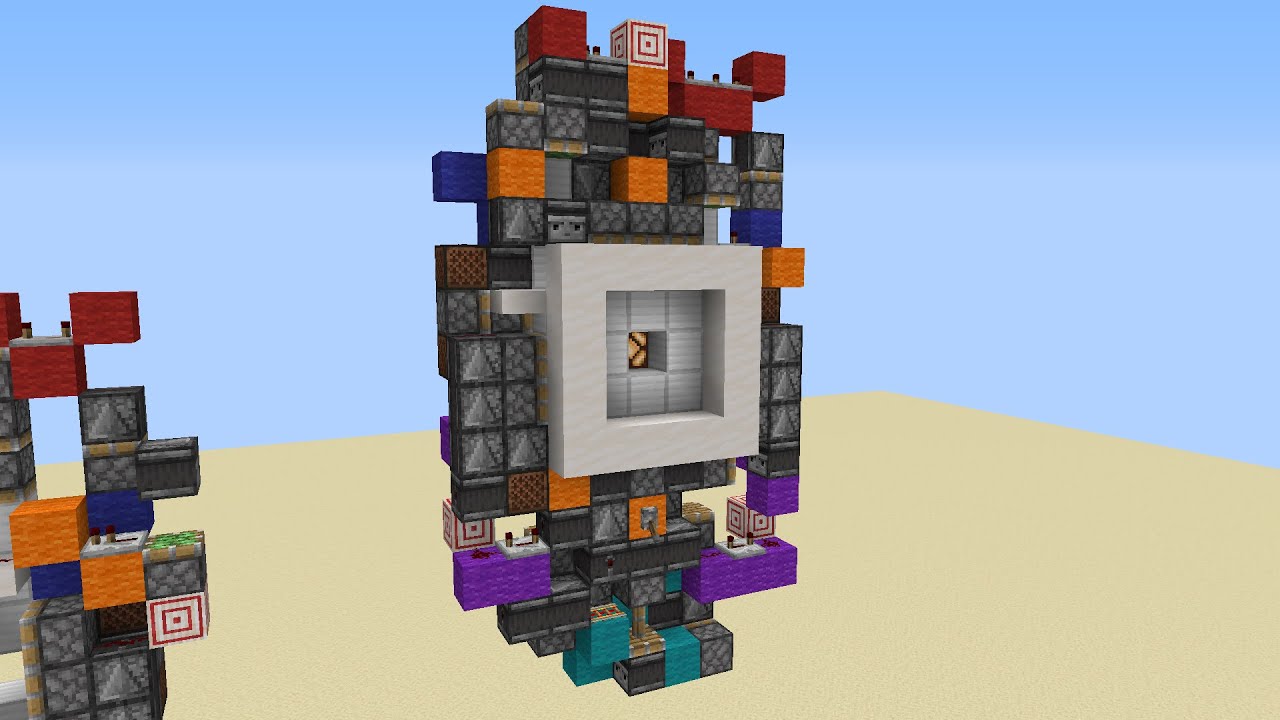 3x3 Funnel Lamp Door @ 288 blocks! - YouTube