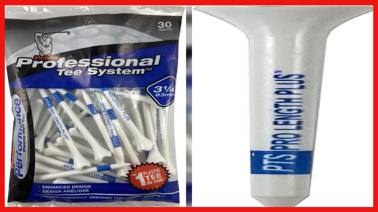 Great product - Pride Professional Tee System Plastic Golf Tees, 3-1/4 ...