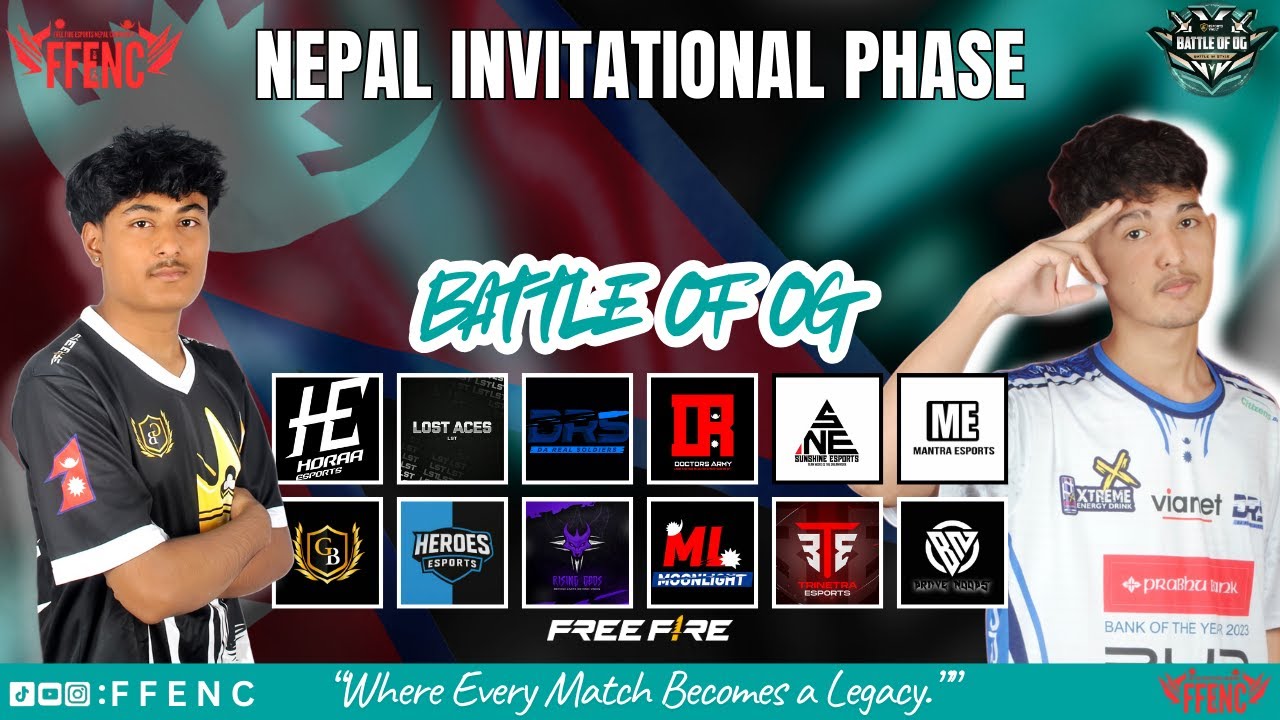 [ LIVE ] NEPAL INVITATIONAL PHASE || BATTLE OF OG | FT ...