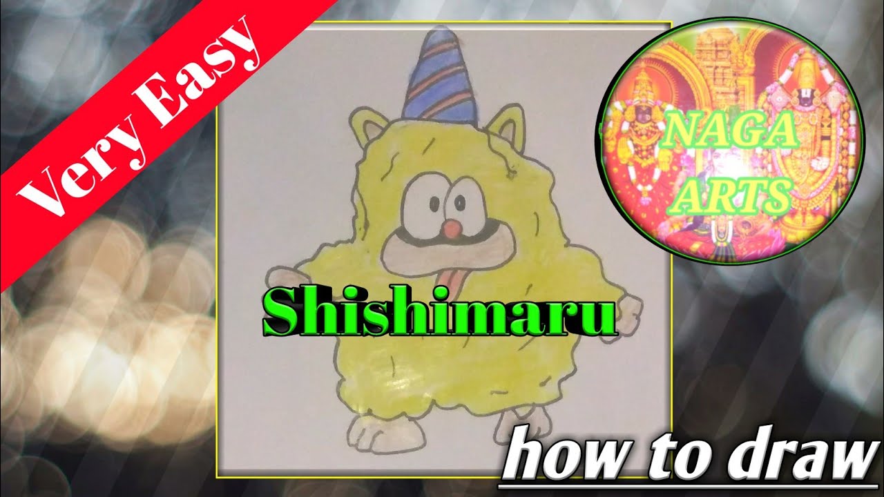 How to draw the Shishimaru || Very easy || Step-by-step. - YouTube
