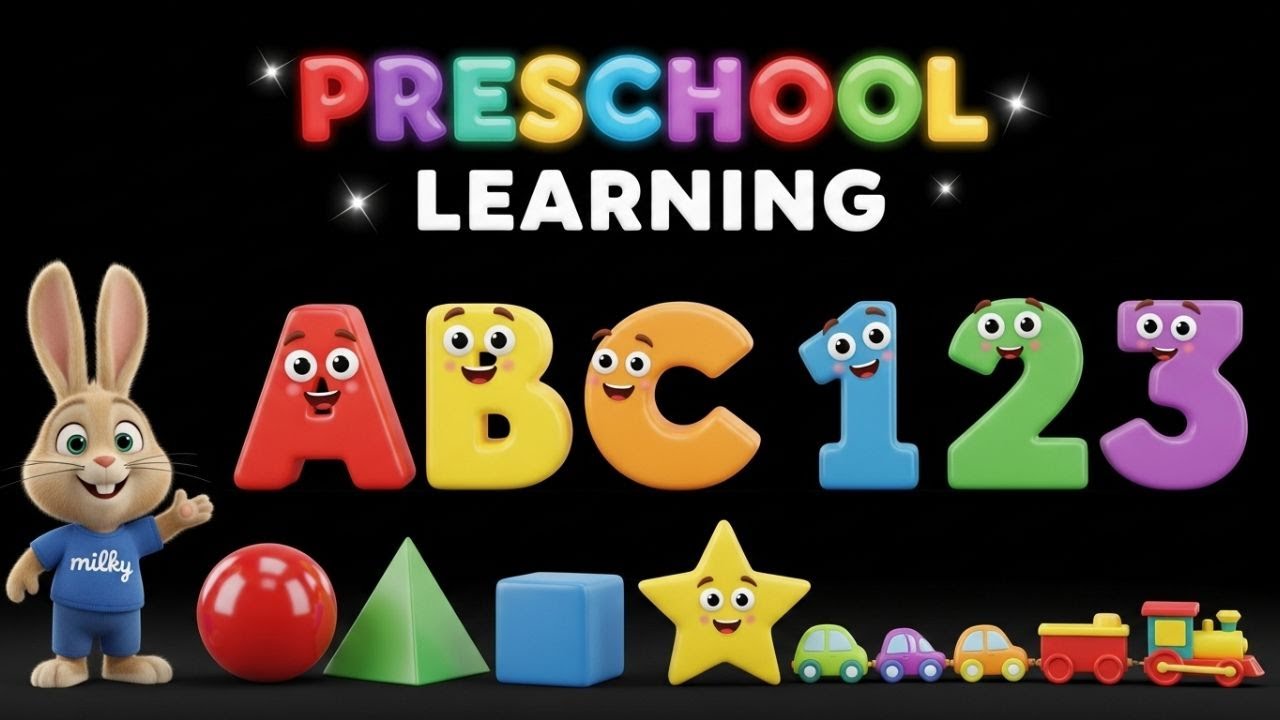 Preschool Learning 3 Year Old Activities : ABC Phonics, Color, Shapes ...