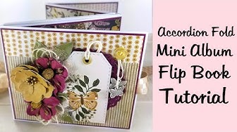 Fall Accordion Flipbook Revisit & Remake Crash Your Stash August Polly's Paper Studio Tutorial ...