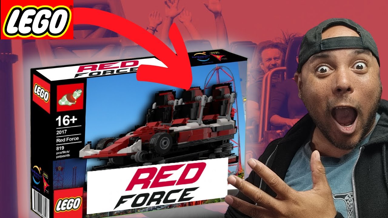 RED FORCE Out Of Lego - Fantastic Design - YouTube