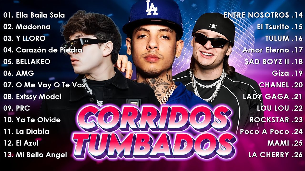Peso Pluma, Natanael Cano,Luis R, Fuerza Regida - Corridos Belicos 2025 ...