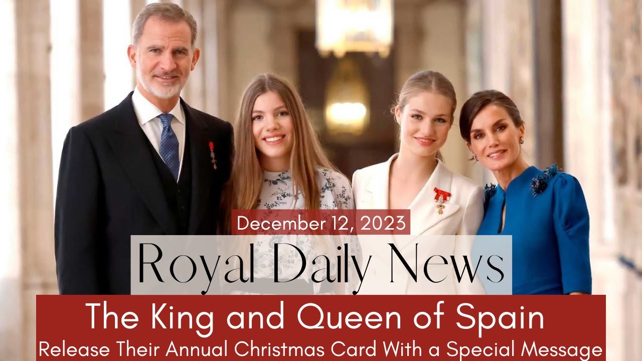 The Royal Family of Spain Release Their Christmas Card With A Special ...