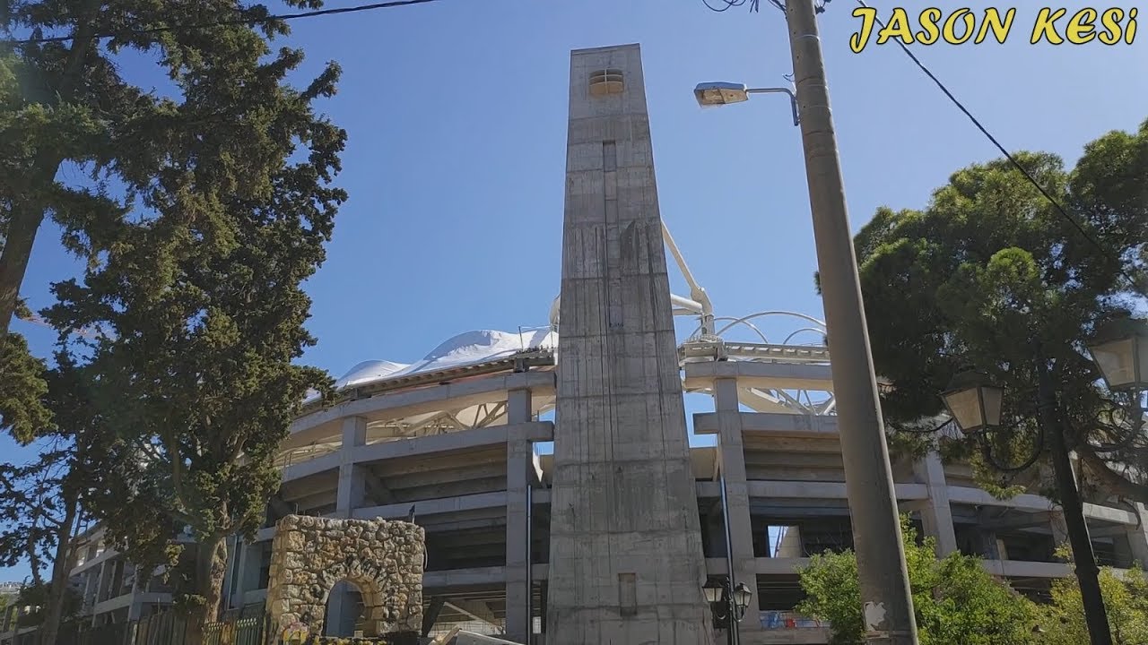 Έργα για το γήπεδο της ΑΕΚ 5/10/2019 - YouTube