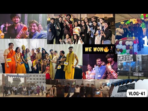 We Won at fest in lingaya's vidyapeeth 🔥❤️🕺|| VLOG-41 ||