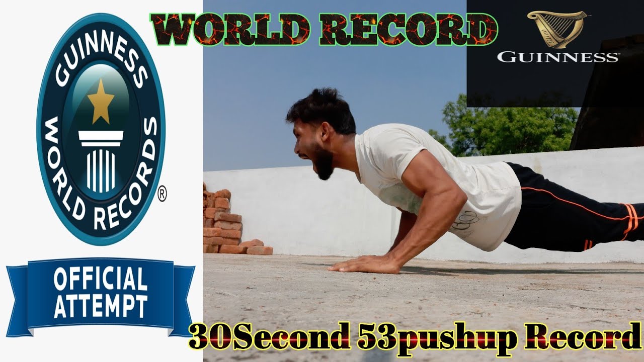 Most Push Ups In 30 Seconds WORLD RECORD (PERFECT FORM) |Monsterab ...