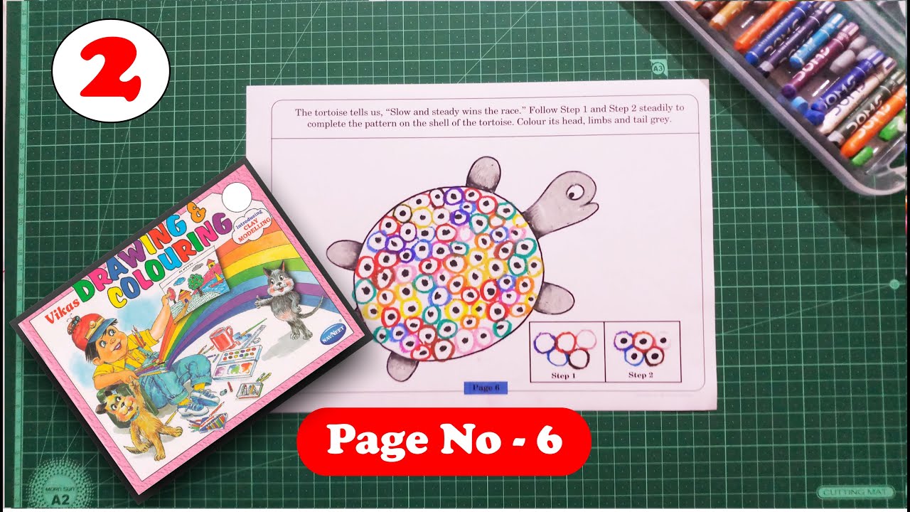 Vikas NavNeet Drawing & Colouring Book Grade 2nd ll Page no .6 ll ...