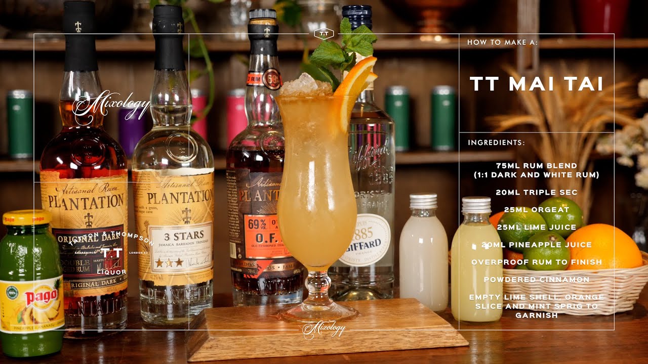 How To Make A TT Mai Tai | Cocktail Masterclass Drink Recipe - YouTube