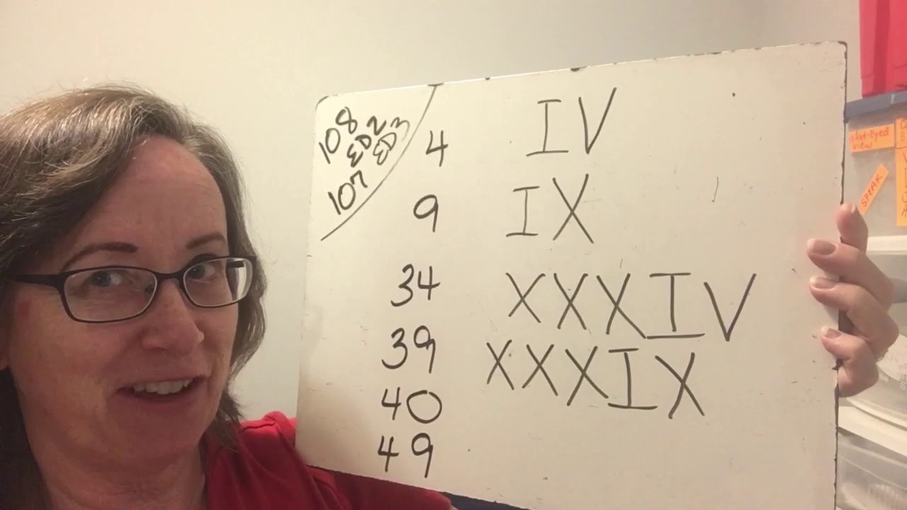 L 108 ed2 107 ed3 Roman Numerals Saxon Blue Book Algebra Half - YouTube