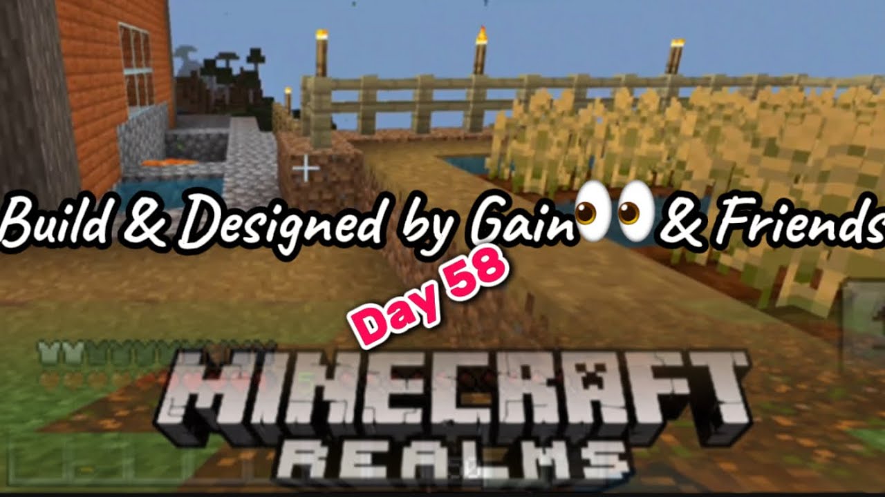 MINECRAFT REALMS 💪Building Base Part IV-Day 58 🏢Build & Designed by ...