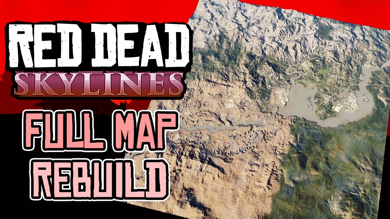 Red Dead Redemption 2 Map In Cities Skylines - Full Timelapse Remake ...