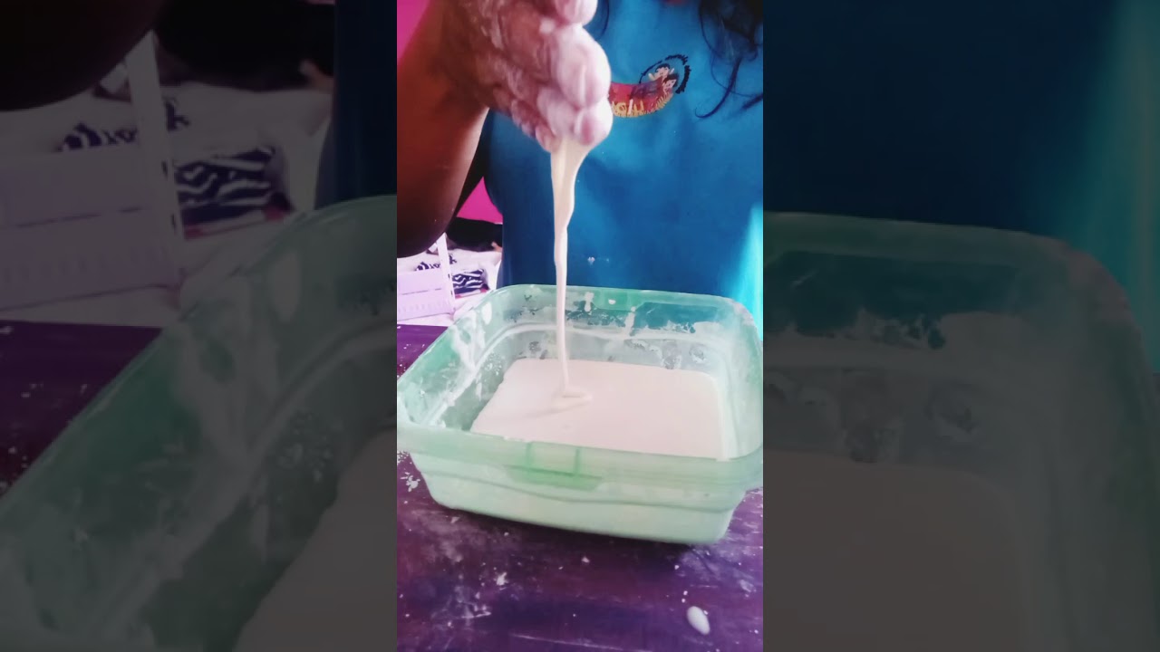 Experimento con maizena y agua (líquido y sólido) - YouTube