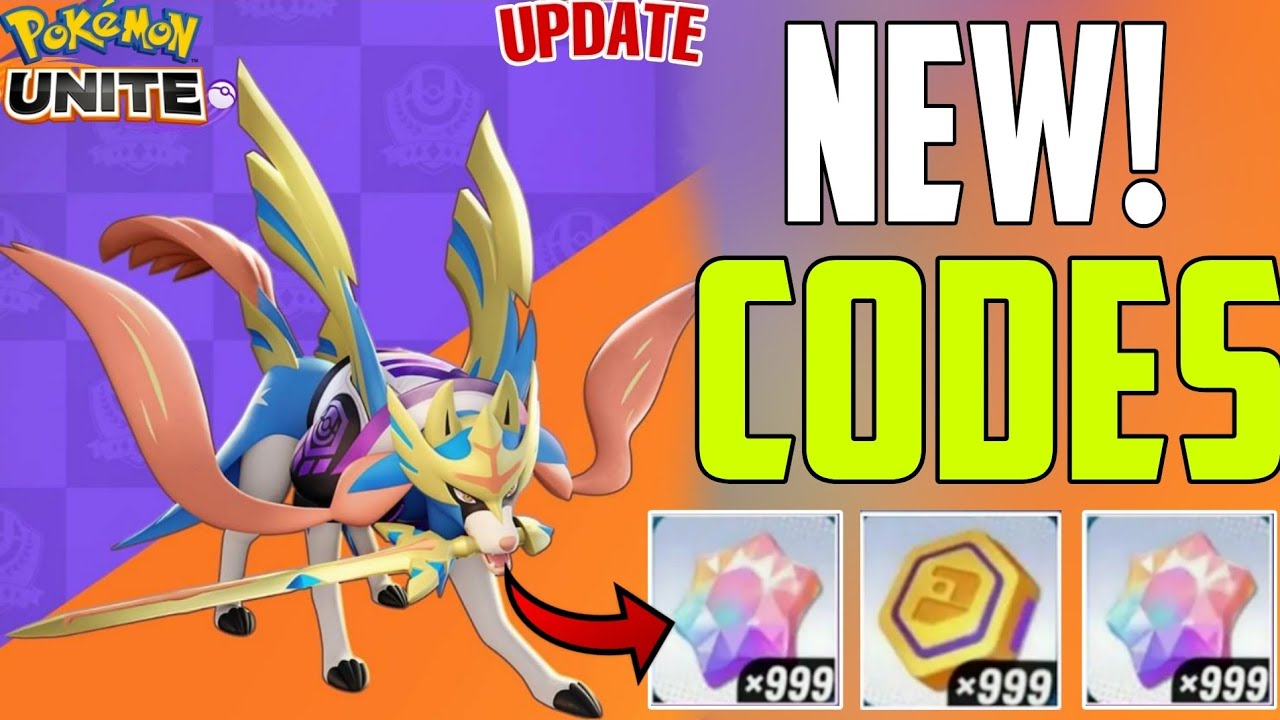 ⚠️NEW Codes⚠️ POKEMON UNITE NEW GIFT CODES - POKEMON UNITE CODES ...