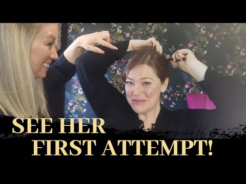 FINE HAIR UPDO | DIY Hair Up Lesson for My Client | Harry Jon Hmua