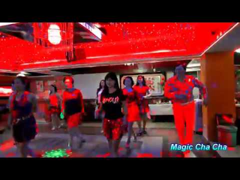 Magic Cha Cha Line Dance(By Ruth Elias & Pauline Morgan) - YouTube