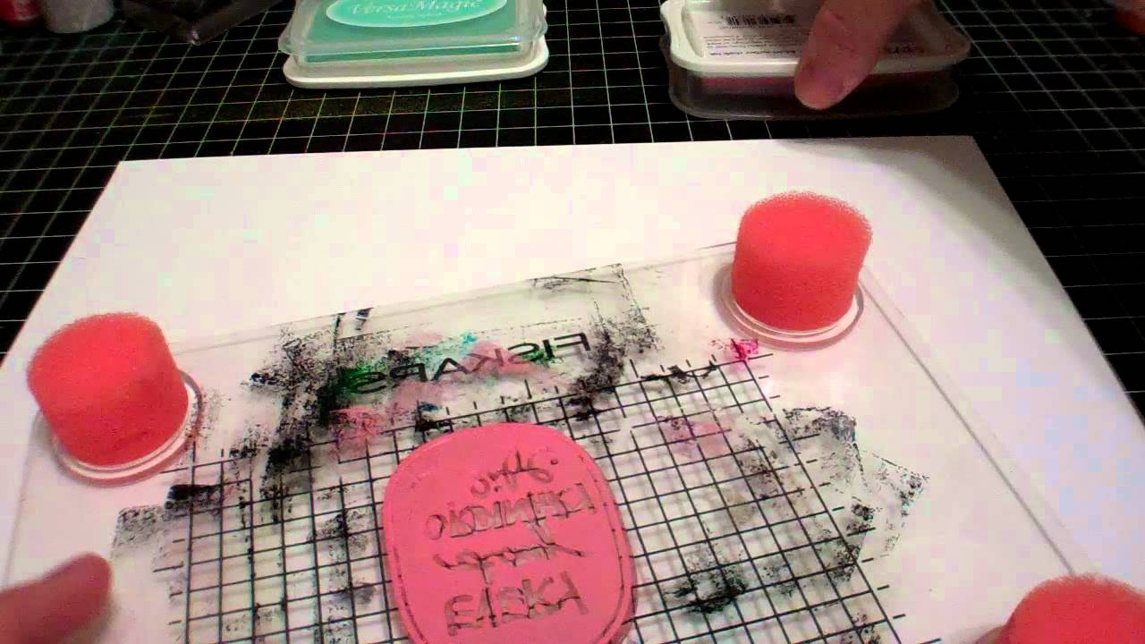Versamagic Chalk Ink Demo - YouTube