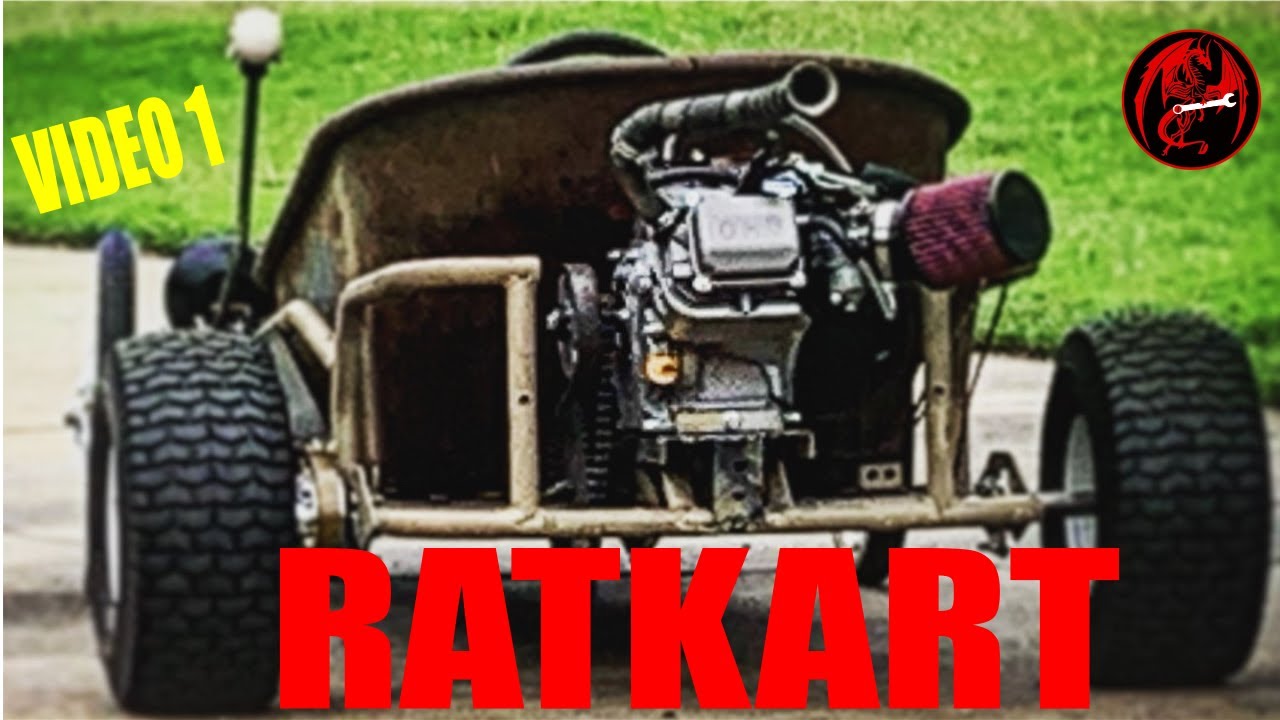 RAT ROD GO KART (RAT KART) BUILD, VIDEO 1 - YouTube