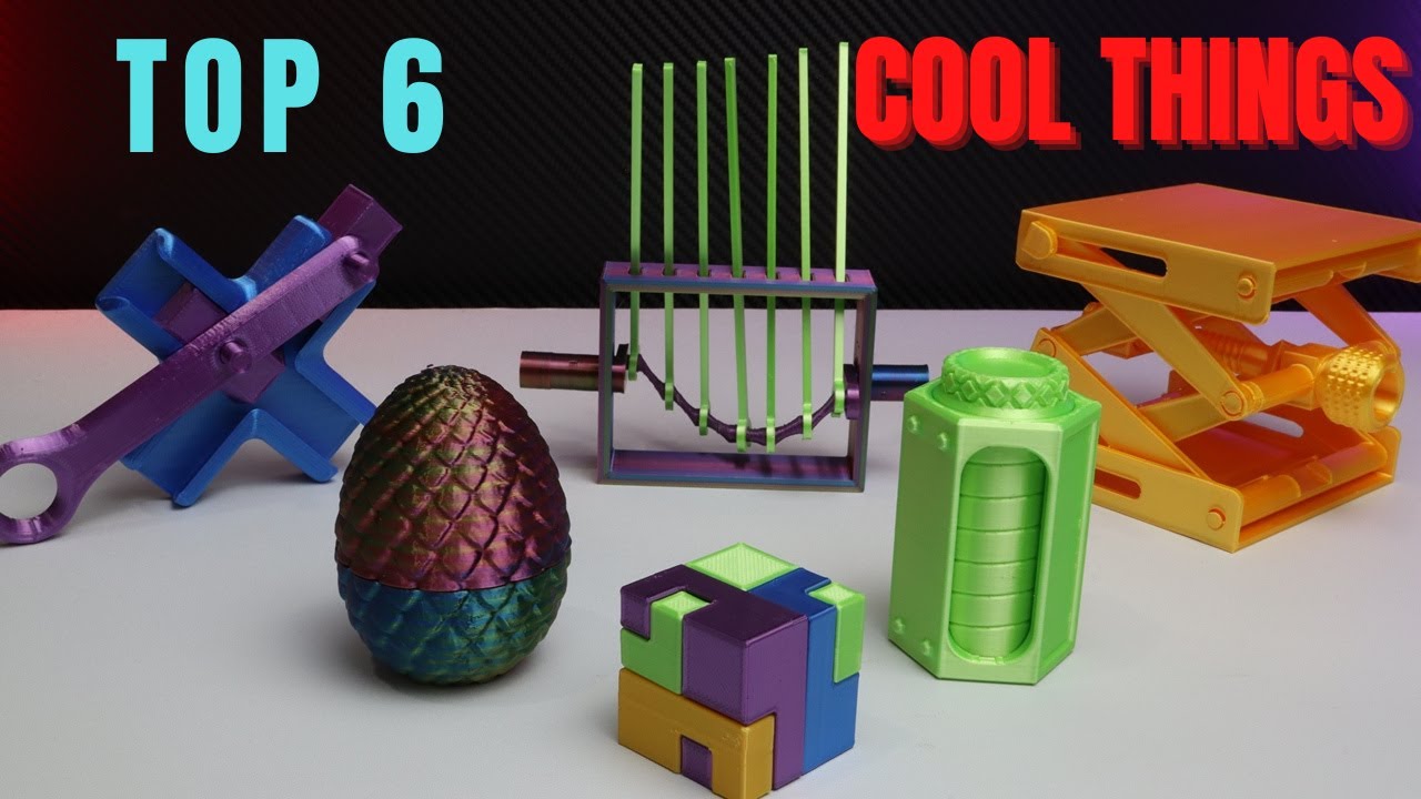 Top 6 Cool Things_3D Printed - YouTube