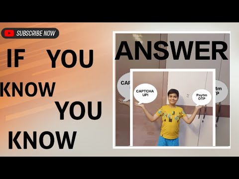 FULL FORM OF CAPTCHA , UPI , OTP , PAYTM - YouTube