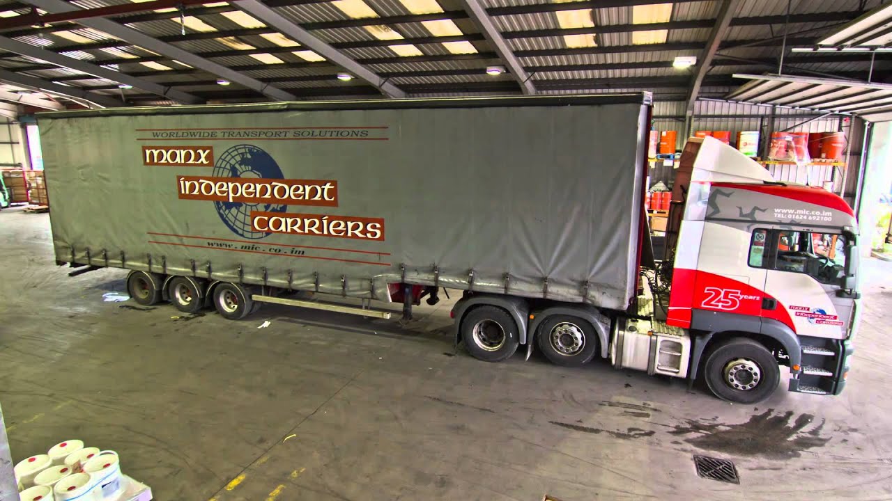 Trailer Unloading - Manx Independent Carriers Time-Lapse - YouTube
