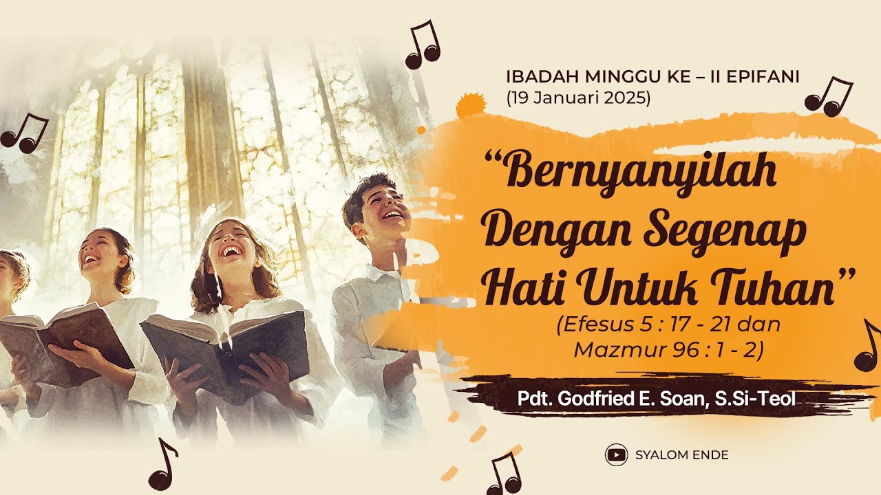 IBADAH MINGGU KE- II EPIFANI - MINGGU, 19 JANUARI 2025 - YouTube