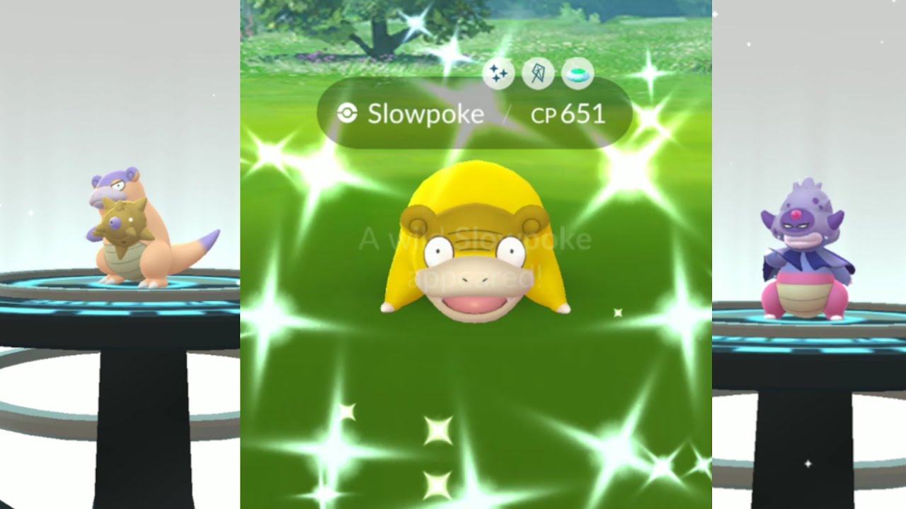Every SHINY Slowpoke Community Day! 😁😲 Pokemon Go - YouTube