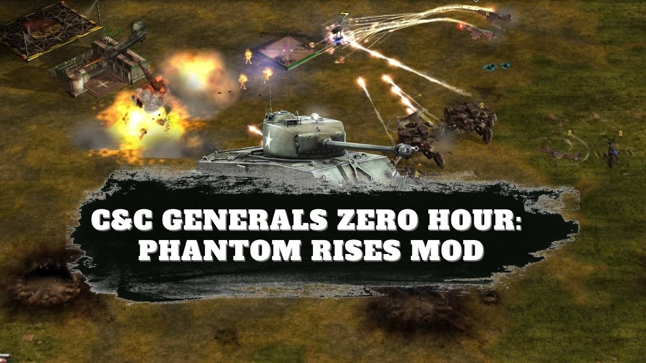 PHANTOM GENERAL VS USA !! C&C Generals Zero Hour: Phantom Rises Mod # ...