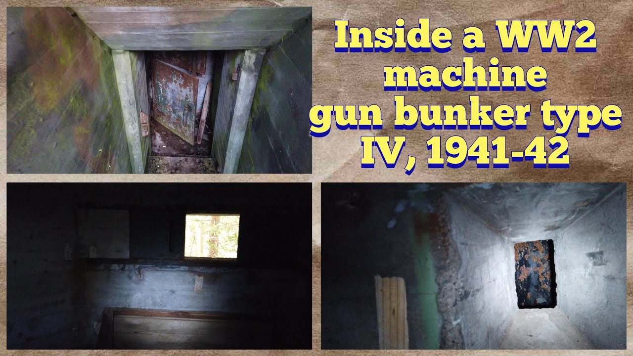 Swedish WW2 machine gun bunker type IV, - YouTube