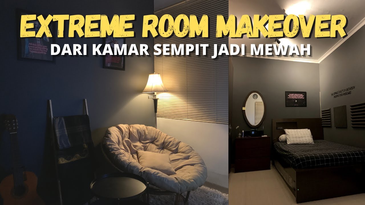 MAKEOVER KAMAR TIDUR COWOK | Shopee, Tokopedia & IKEA - YouTube