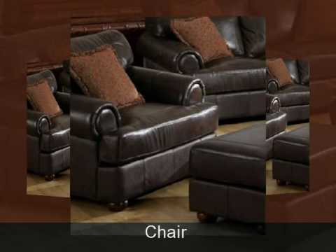 Benson 100% Leather Sofa Collection - YouTube