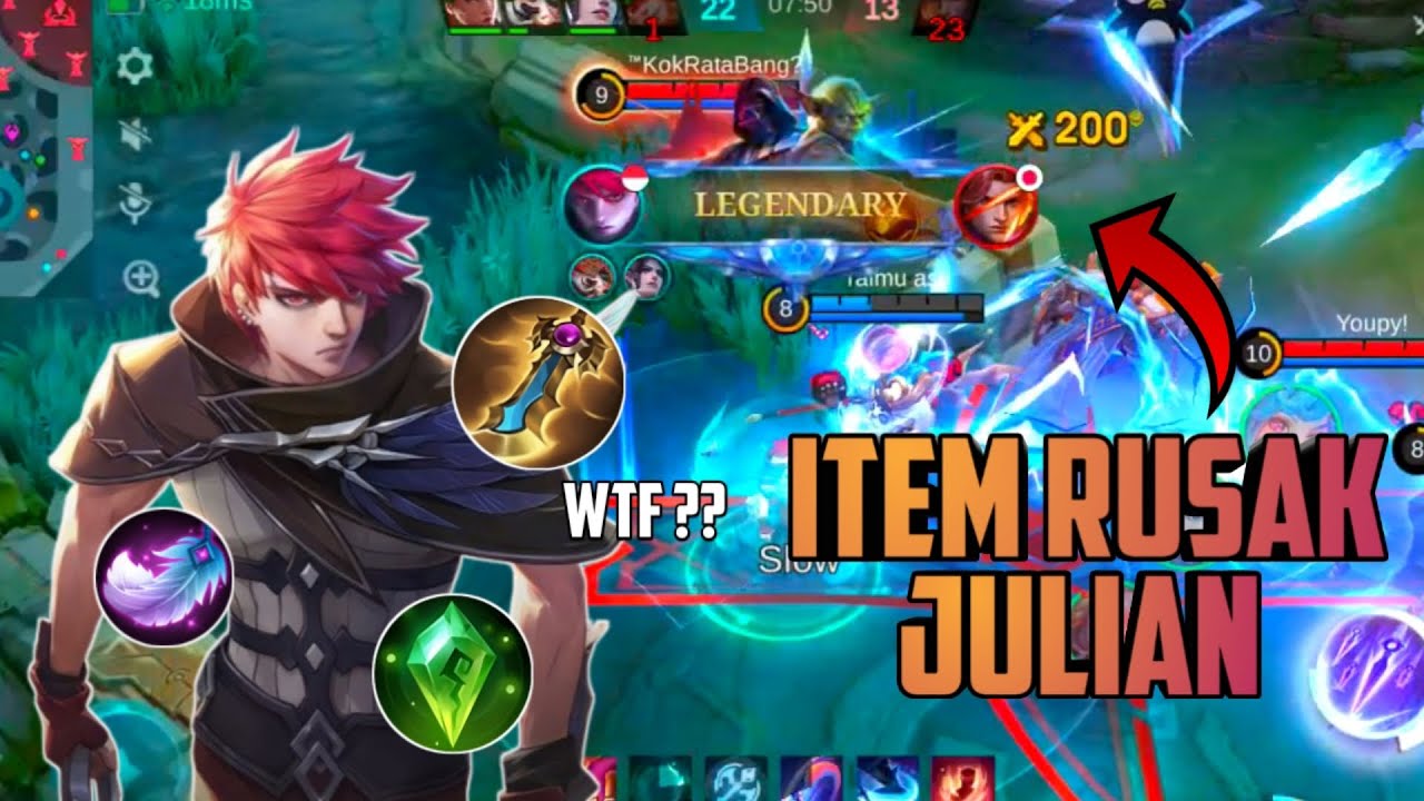 ITEM WAJIB JULIAN DI META SEKARANG?? JULIAN JADI MAKIN TEBEL!!! - MLBB ...