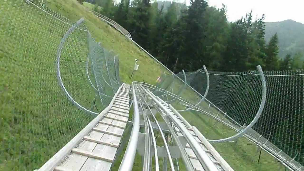 Sommerrodelbahn in Fieberbrunn (Österreich) - YouTube