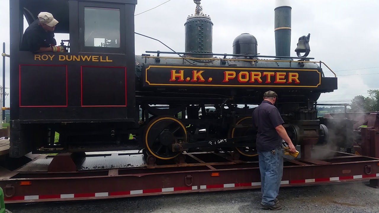 H. K. Porter No. 1 in steam, 31 July 2018 - YouTube