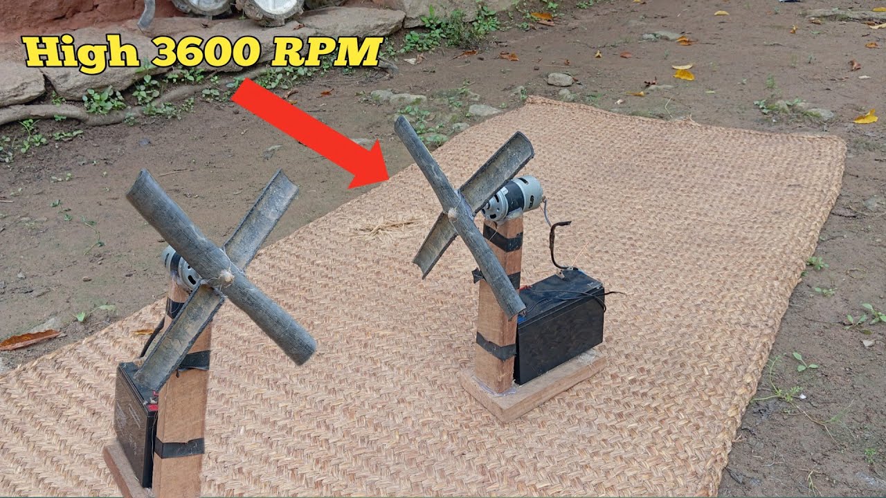 High RPM Fan Using 12 Volt DC 775 100%Working 😯 - YouTube