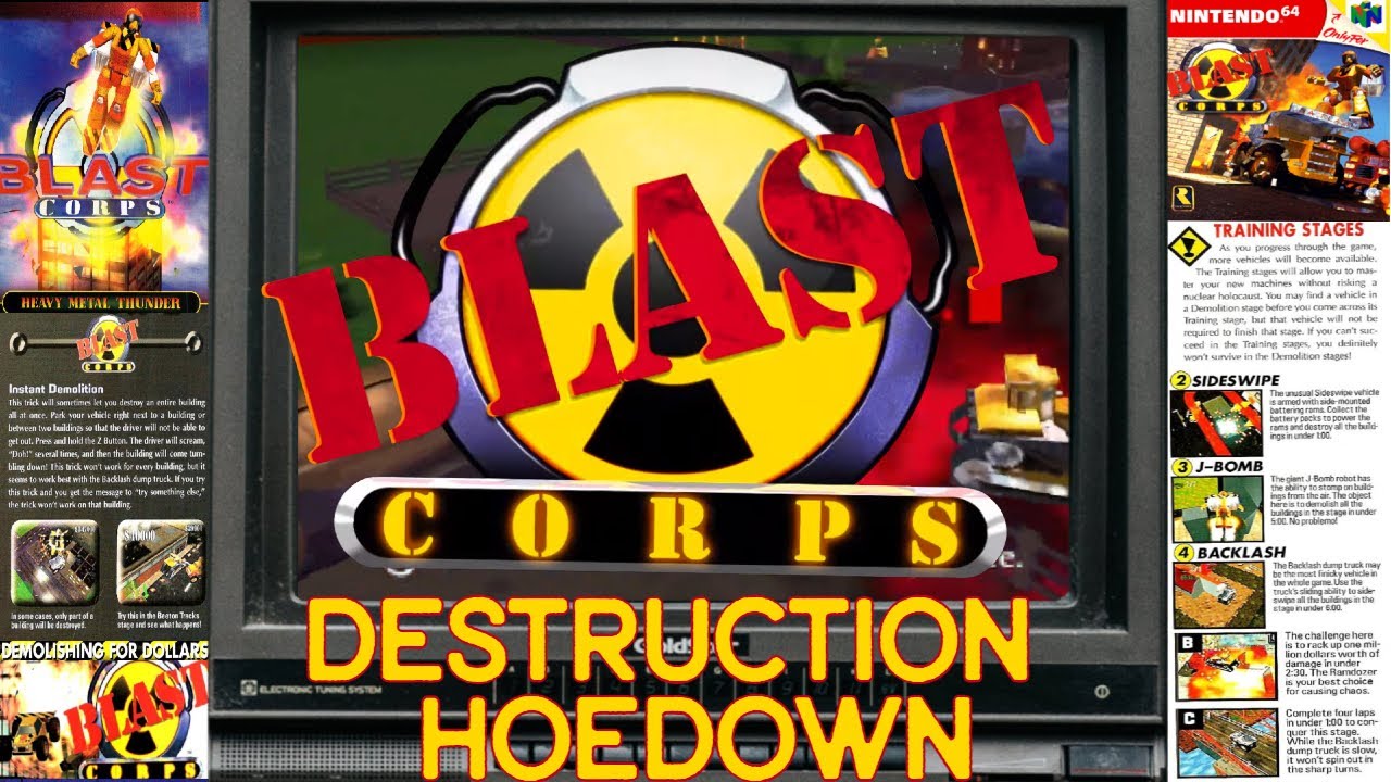 Blast Corps N64 - Destruction Hoedown - YouTube